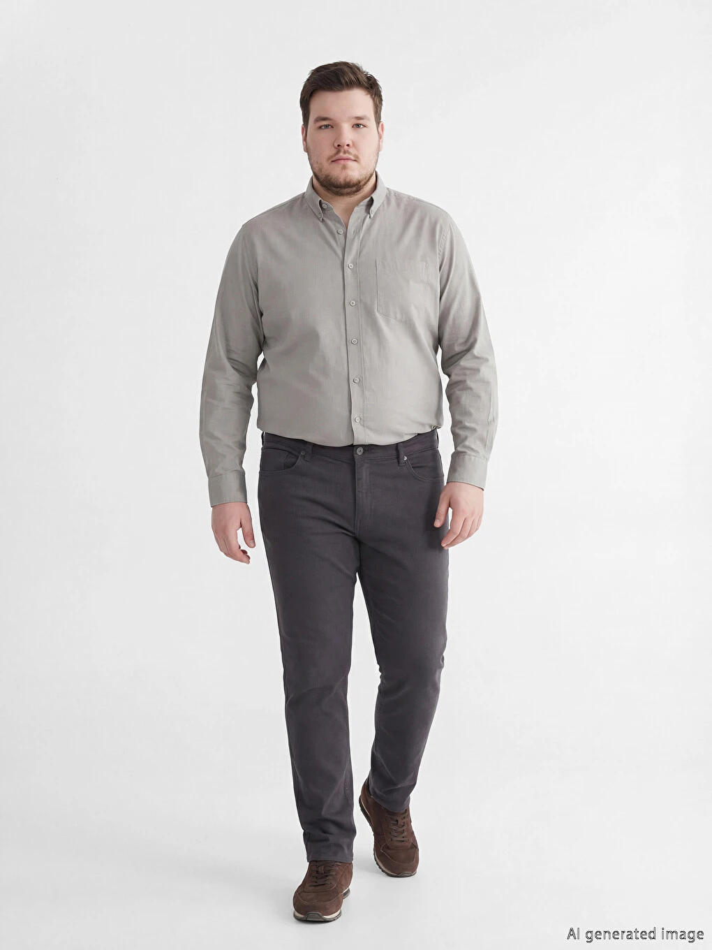 LCWAIKIKI Classic Muške Chino Pantalone Od Gabardina Slim Kroja