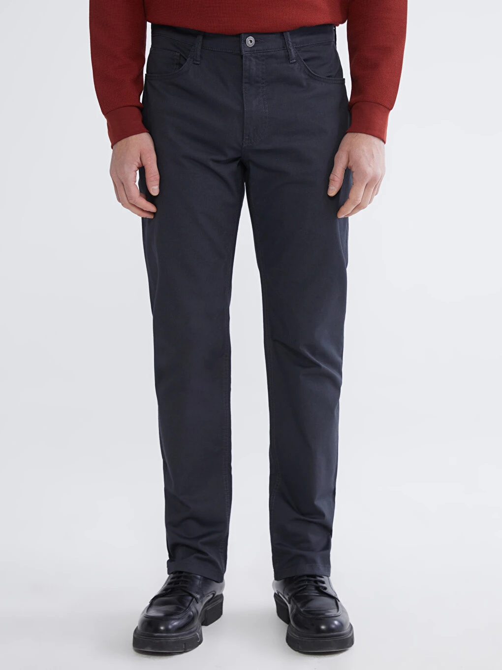 LCWAIKIKI Classic Muške Chino Pantalone Od Gabardina Slim Kroja