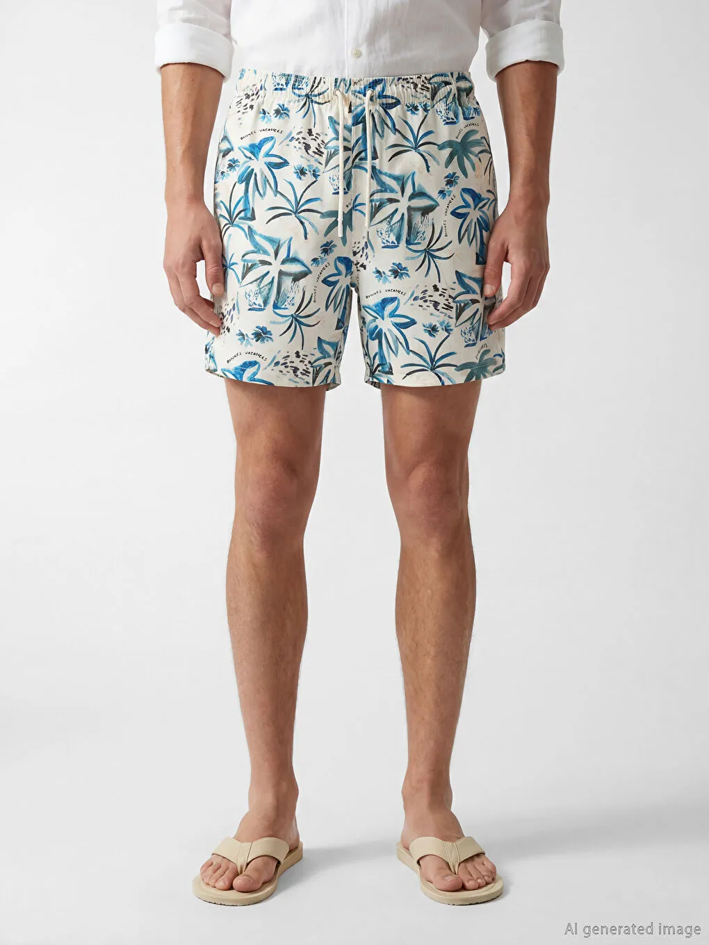 LCW SWIMWEAR Kratke Šorts Kupaće Gaće Sa Dezenom Za Muškarce