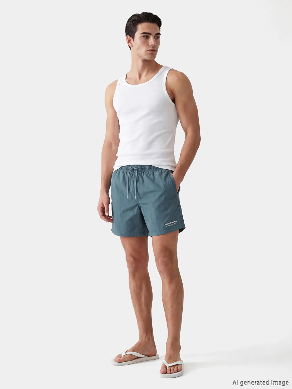 LCW SWIMWEAR Kratke Štampane Muške Šorts Za Kupanje