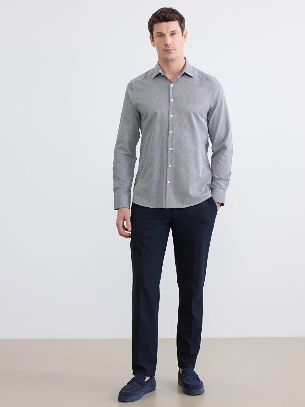 LCW BUSINESS Slim Fit Karirana Košulja Za Muškarce