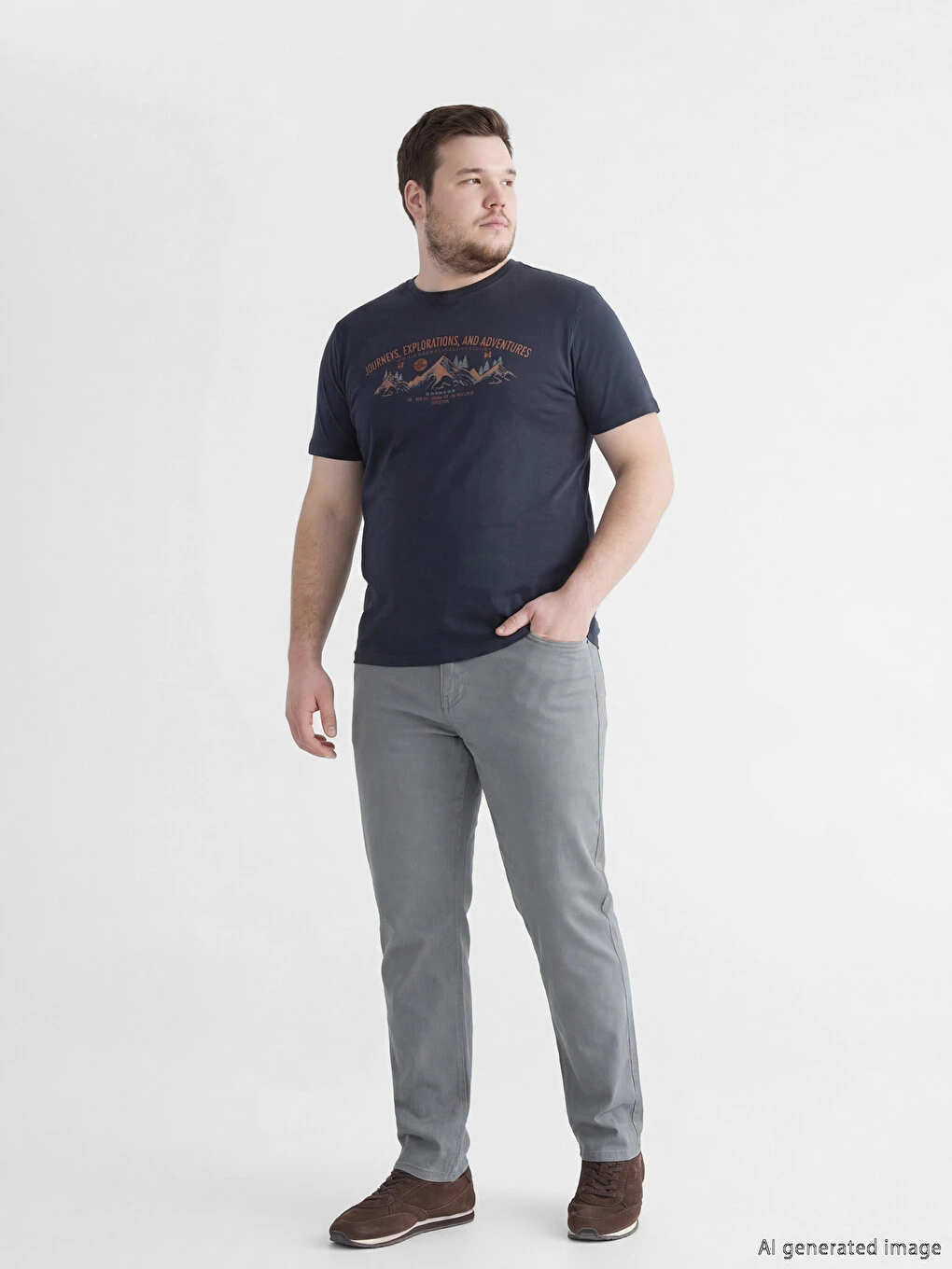 LCWAIKIKI Classic Muške Chino Pantalone Od Gabardina Slim Kroja