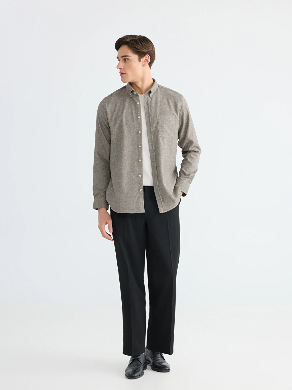 LCWAIKIKI Classic Regular Fit Dobi Košulja Za Muškarce