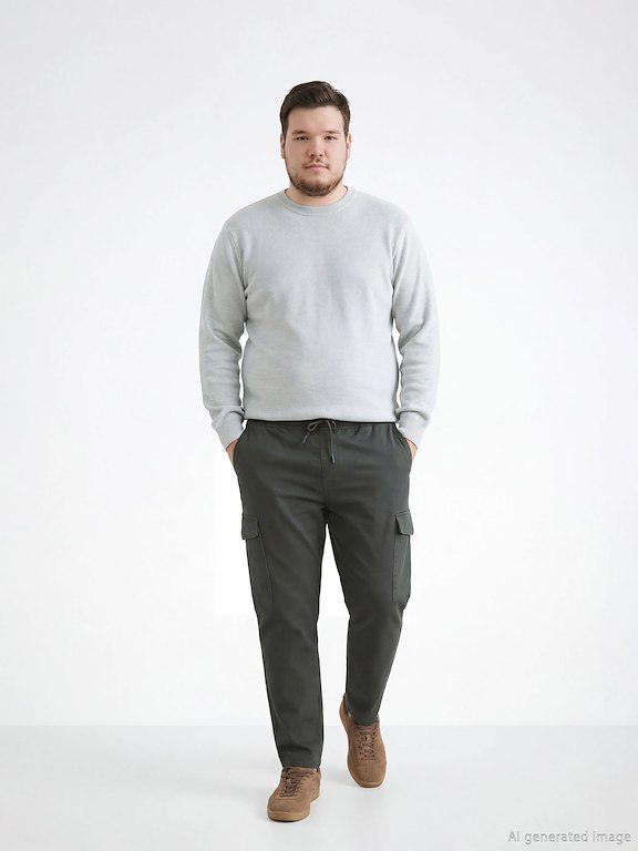 XSIDE Muške Slim-fit Cargo Pantalone