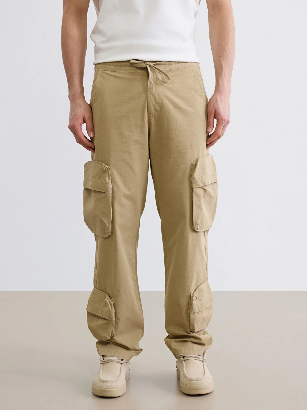 XSIDE Muške Cargo Pantalone Opuštenog Kroja