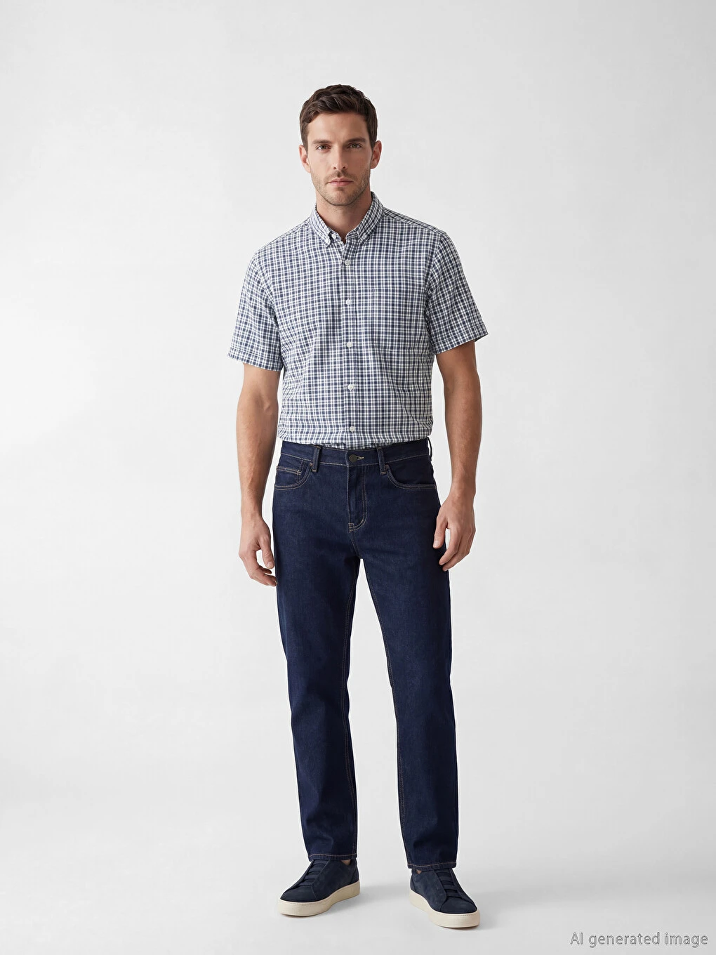 LCWAIKIKI Classic Regular Fit Karirana Muška Košulja