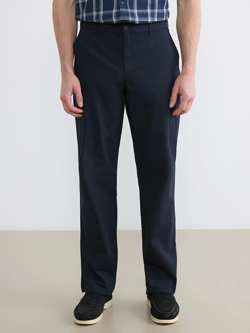 LCWAIKIKI Classic Opušteni Kroj Muške Chino Pantalone