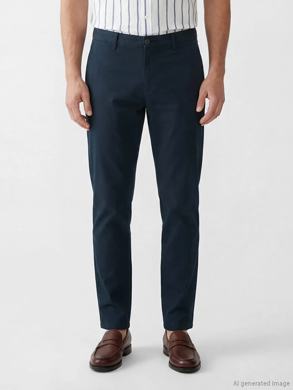 LCWAIKIKI Classic Muške Chino Pantalone Od Gabardina Slim Kroja
