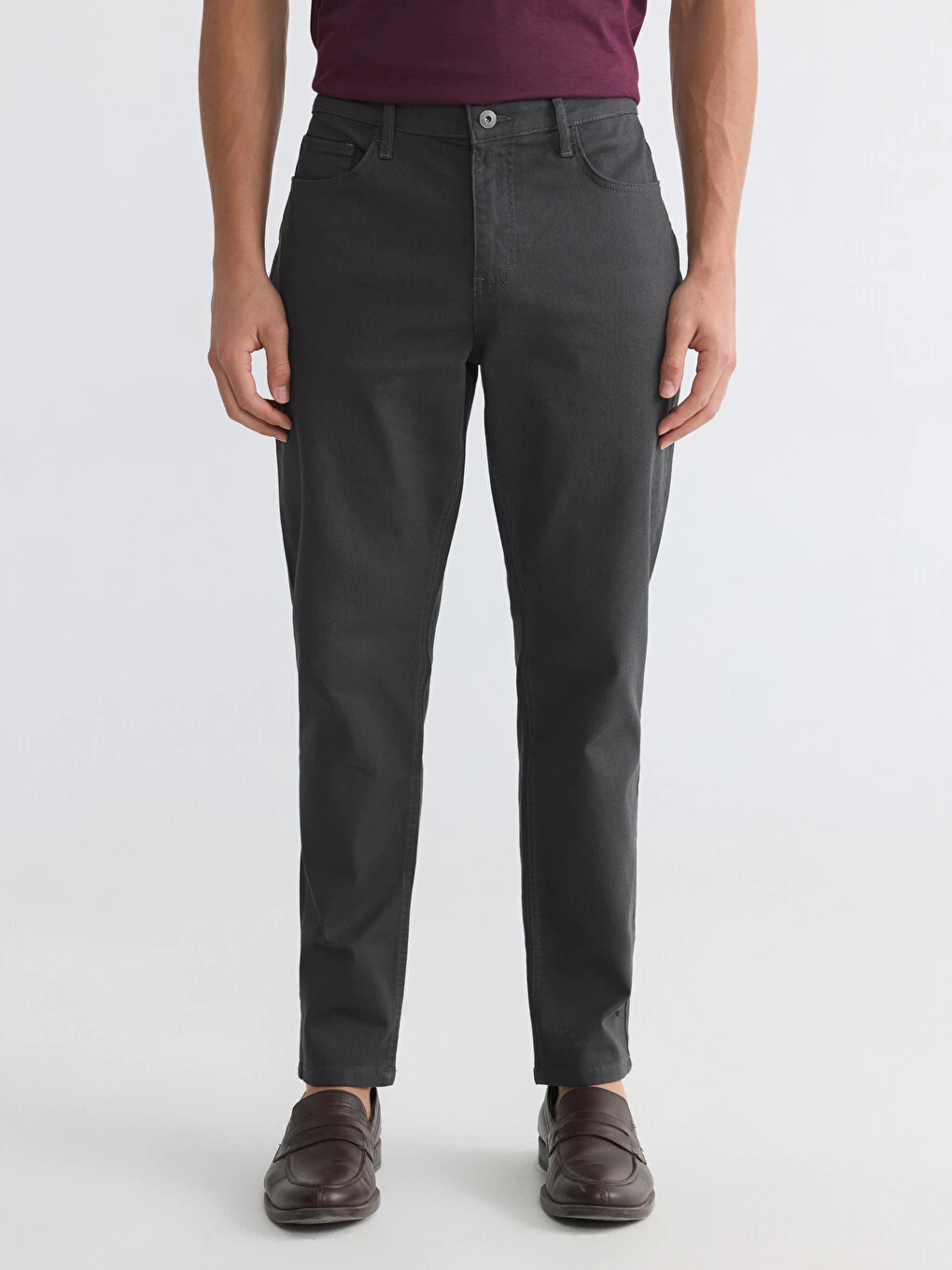 LCWAIKIKI Classic Muške Chino Pantalone Od Gabardina Udobnog Kroja