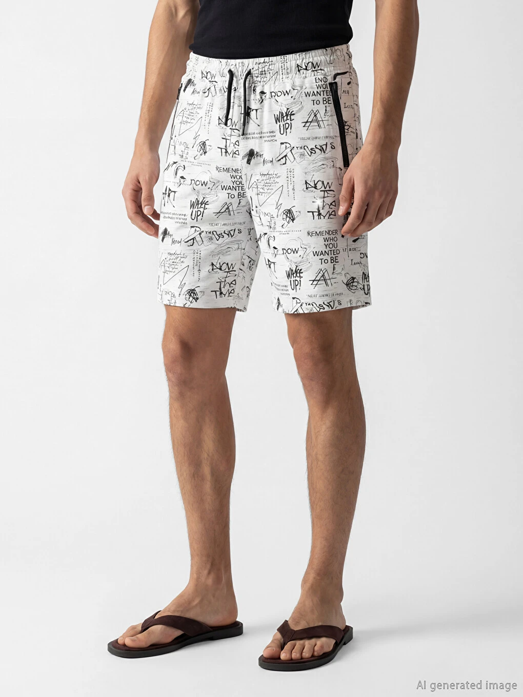 XSIDE Regular Fit Štampani Muški Šorts