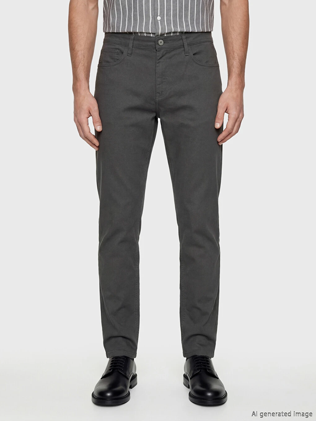 LCWAIKIKI Classic Muške Chino Pantalone Od Gabardina Slim Kroja