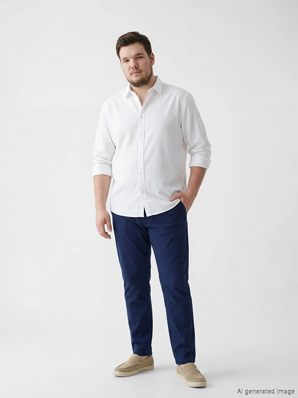LCWAIKIKI Classic Muške Chino Pantalone Od Gabardina Slim Kroja