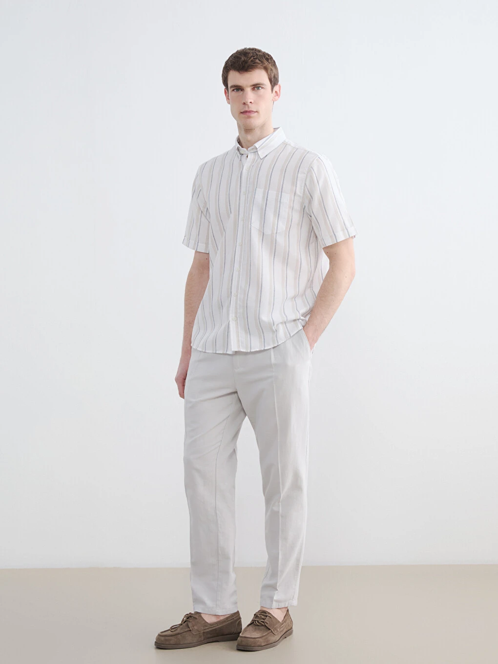 LCWAIKIKI Classic Muške Chino Pantalone Regularnog Kroja