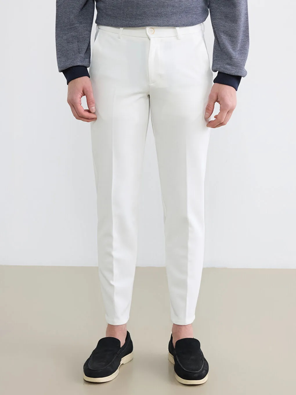 LCWAIKIKI Classic Muške Chino Pantalone Uskog Kroja