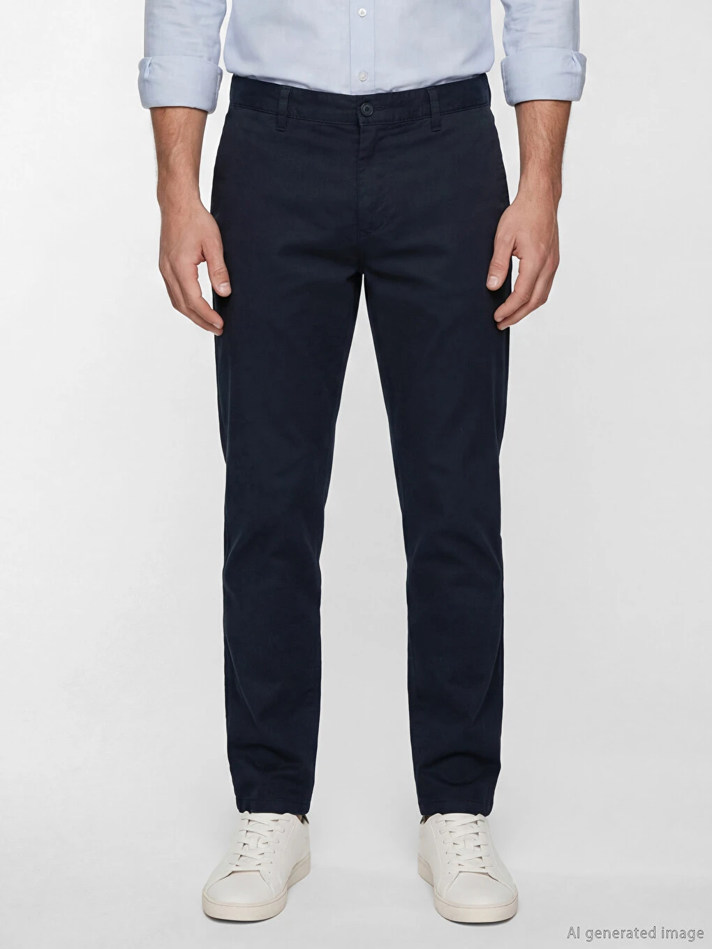 LCWAIKIKI Classic Muške Chino Pantalone Od Gabardina Slim Kroja