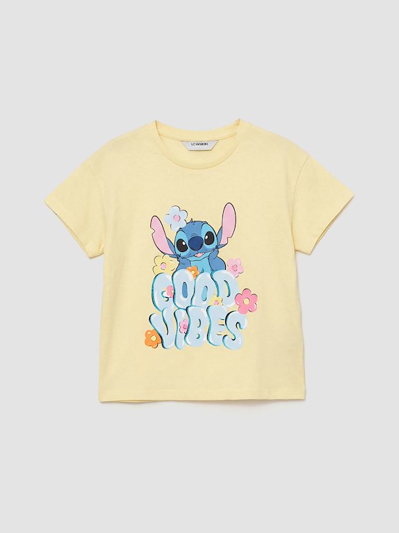 LCW Kids Lilo I Stitch Štampana Majica Za Devojčice