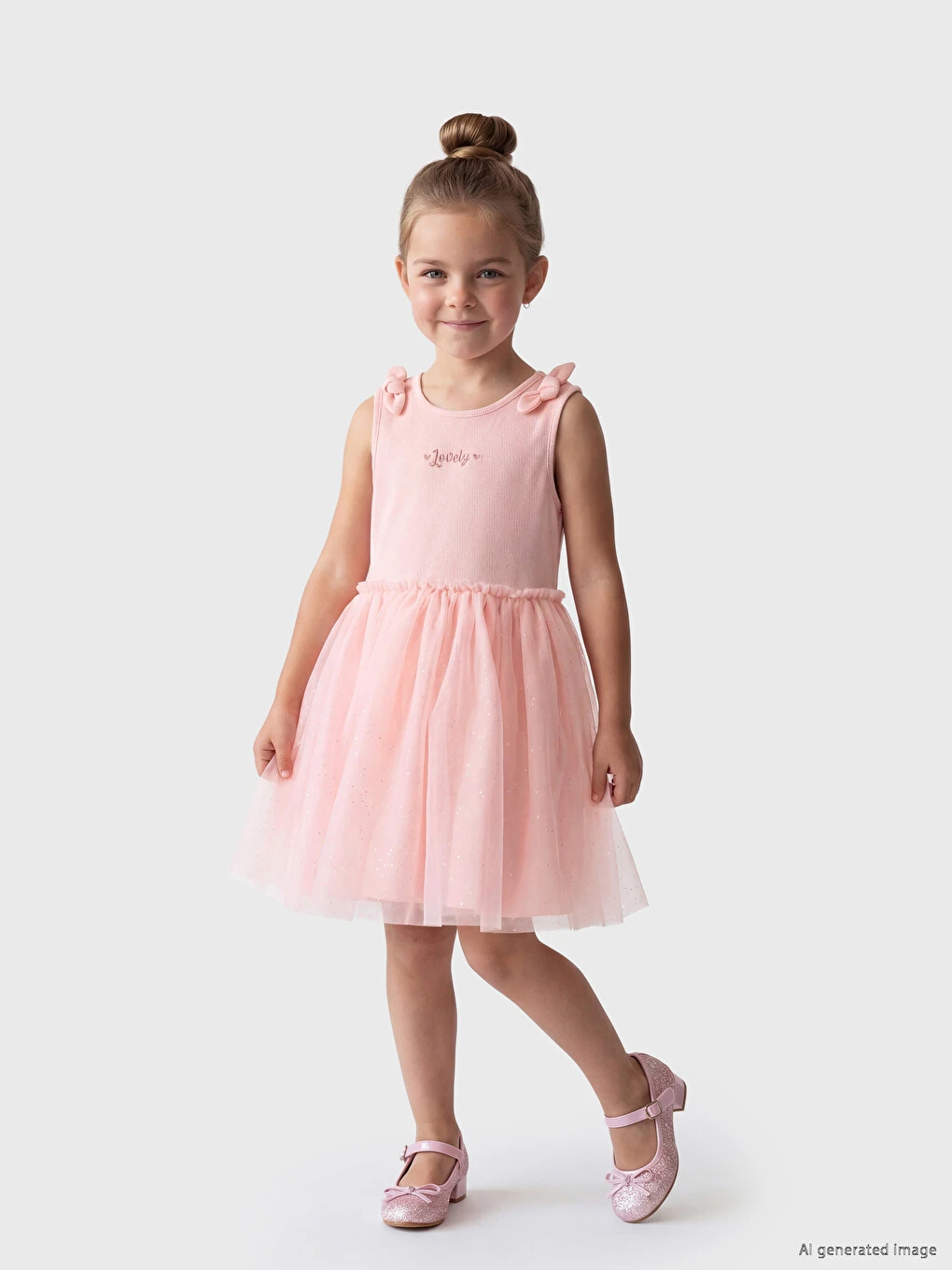 LCW Kids Haljina Tutu Za Devojčice Sa Detaljem Mašne