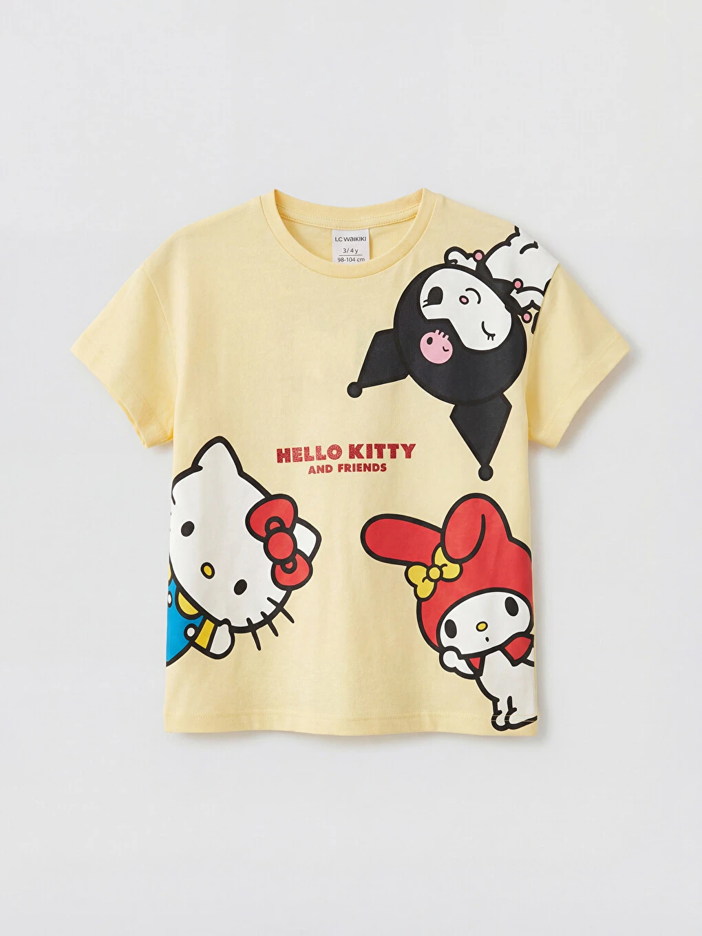 LCW Kids Dečija Majica Sa Okruglim Izrezom Hello Kitty Sa Štampom