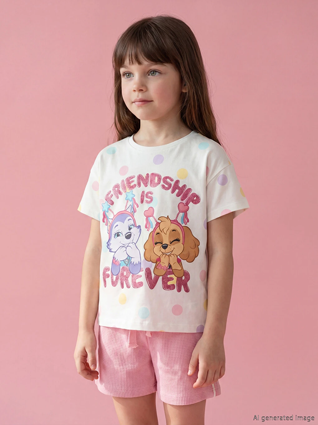 LCW Kids Štampana Majica Za Devojčice