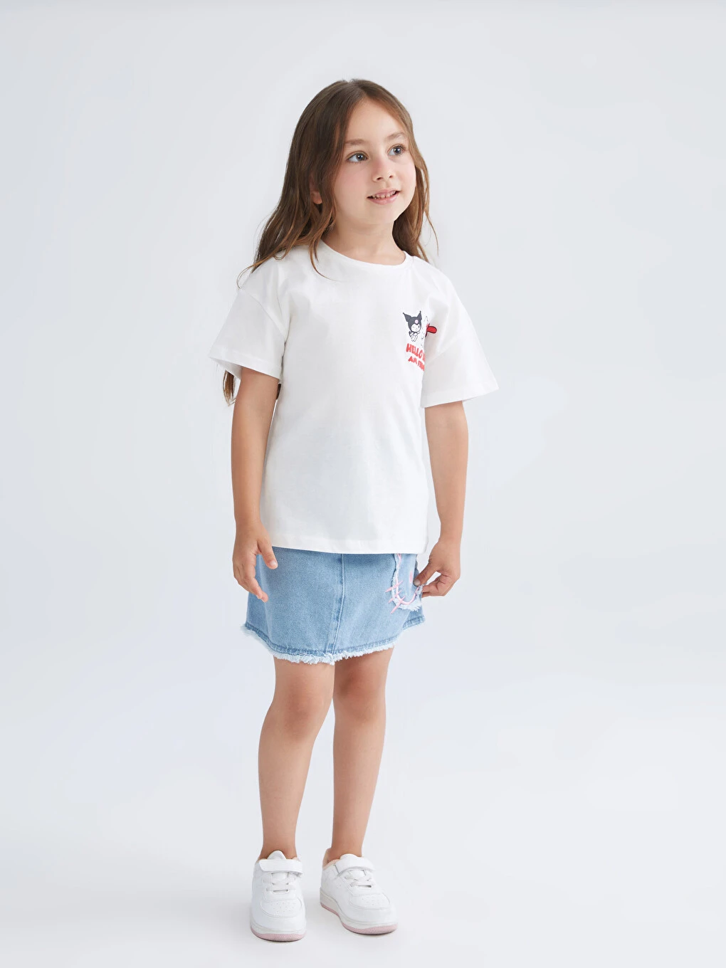 LCW Kids Hello Kitty Štampana Majica Za Devojčice