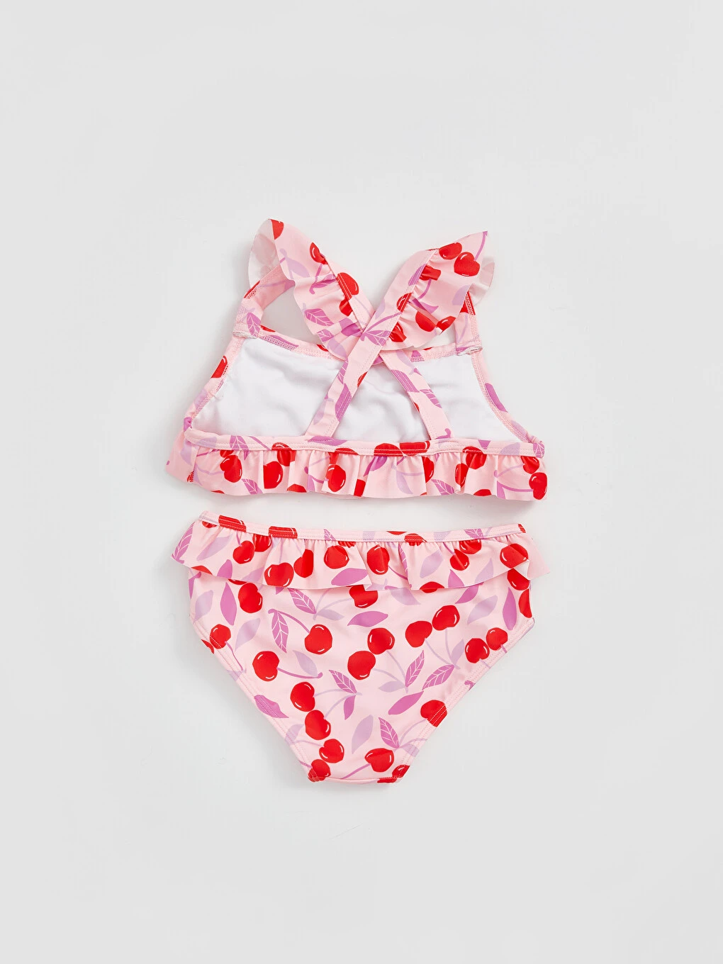 LCW Kids Bikini Set Za Devojčice Sa Printom Trešnje