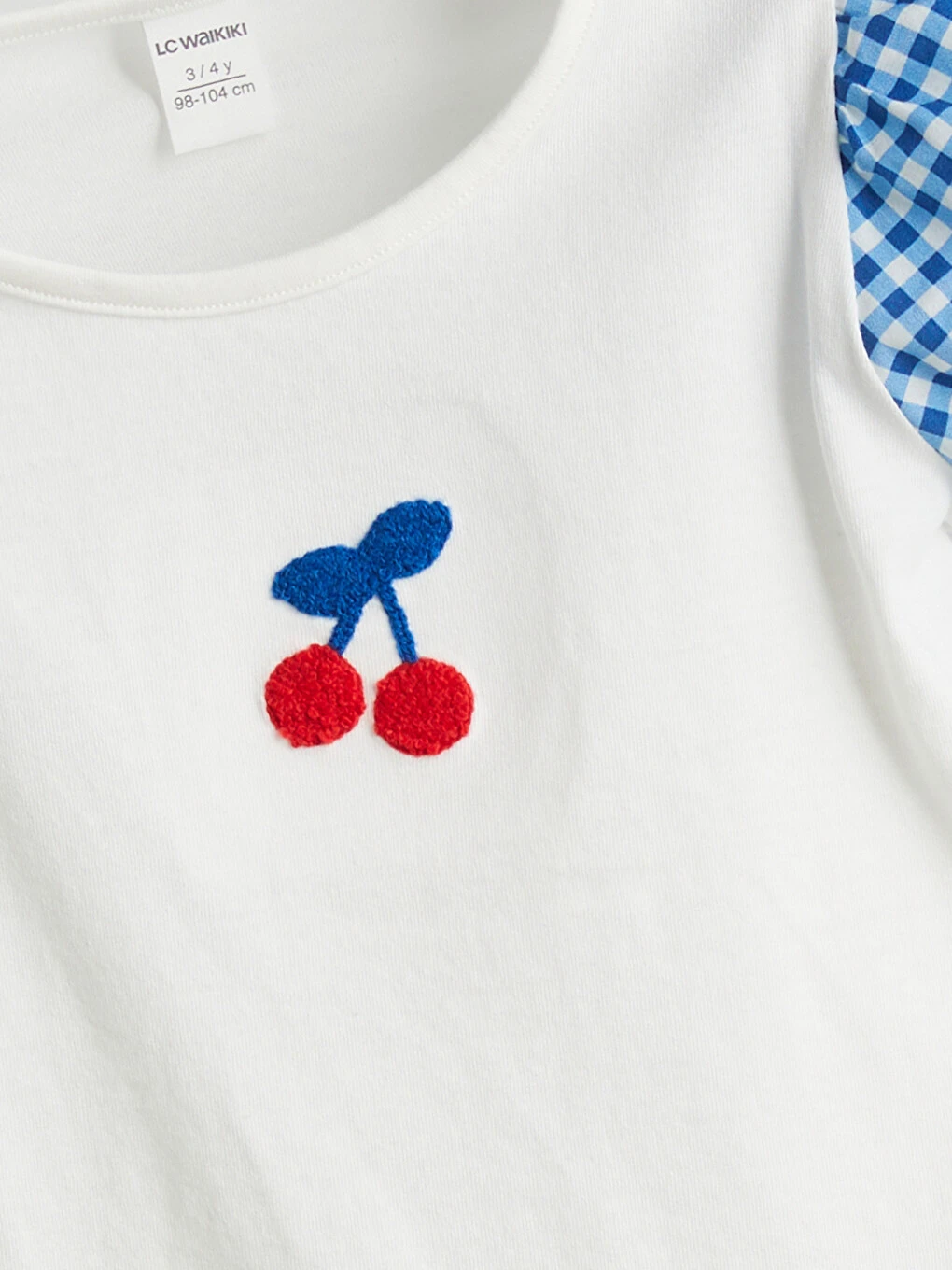 LCW Kids Majica Sa Okruglim Izrezom, Vezenim Detaljima Za Devojčice