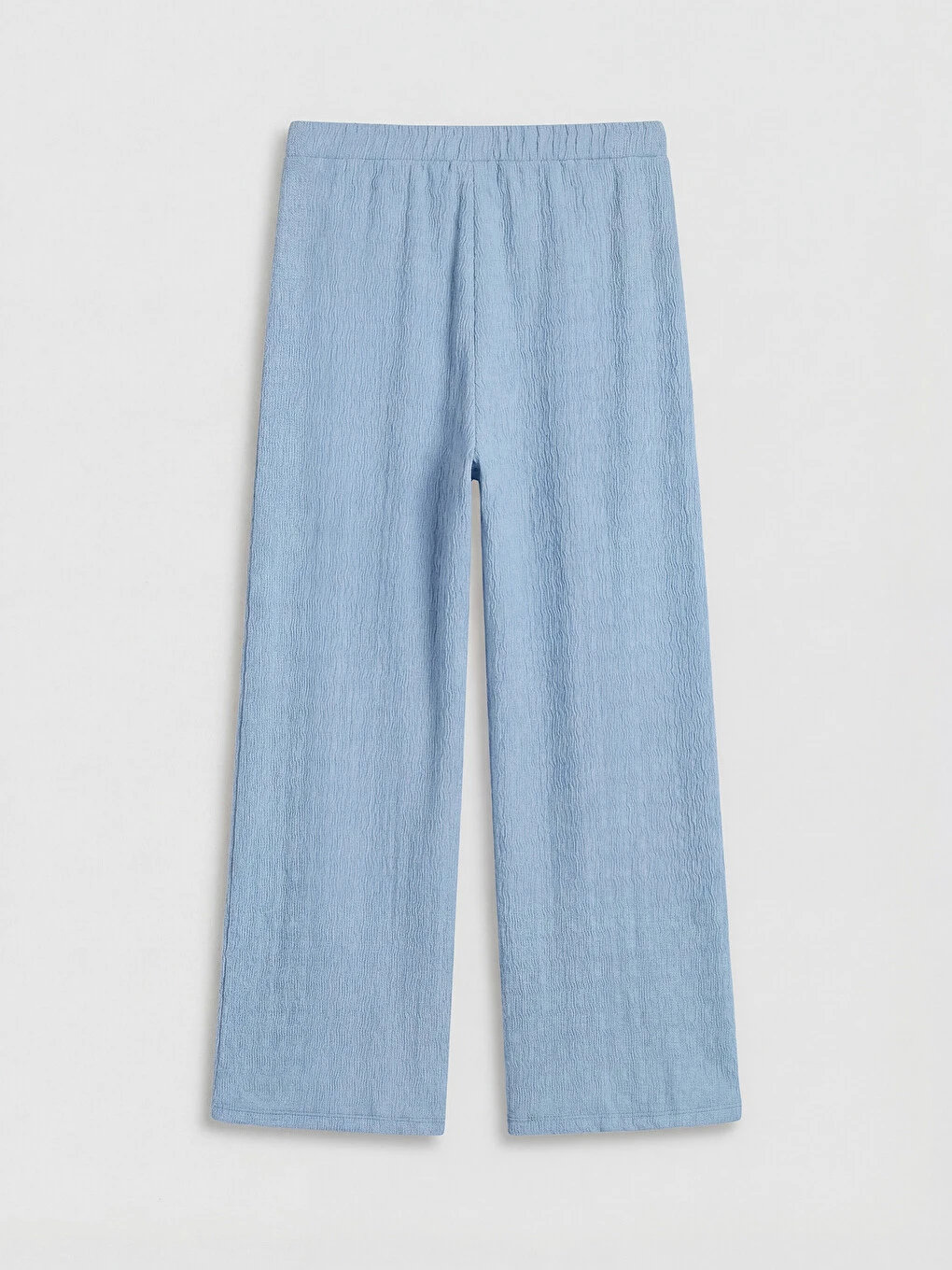 LCW Kids Teksturirane Pantalone Širokih Nogavica Za Devojčice