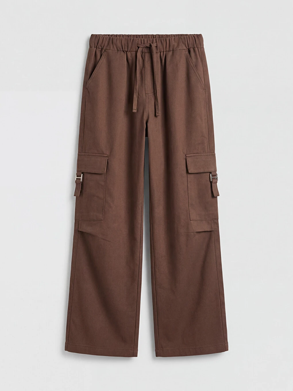 LCW Kids Cargo Pantalone Od Gabardina Širokog Kroja Za Devojčice