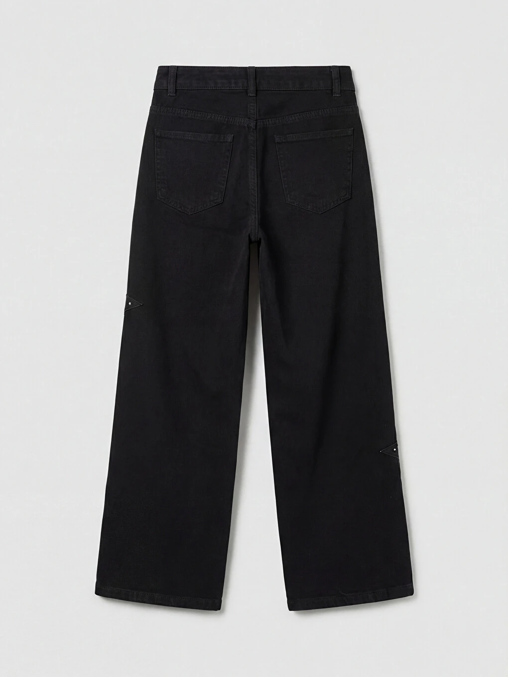 LCW Kids Dečije Keper Pantalone Sa Širokim Nogavicama Ukrašene Cirkonima