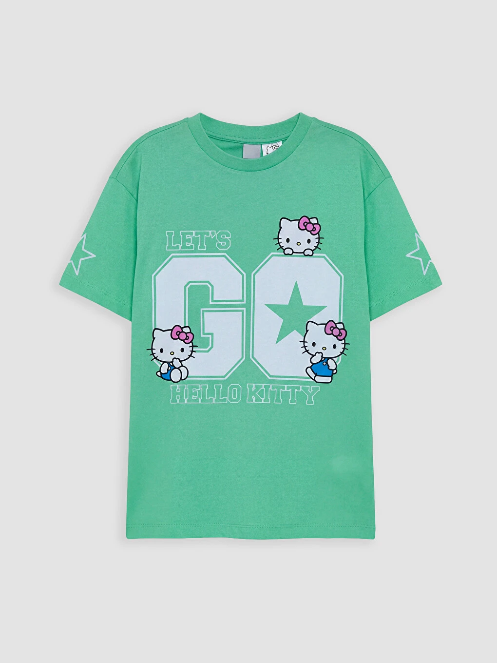 LCW Kids Majica Kratkih Rukava Sa Okruglim Izrezom Hello Kitty Za Devojčice Sa Štampom