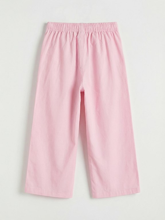 LC WAIKIKI Ženske Kapri Pantalone Širokih Nogavica Sa Pojasom U Struku