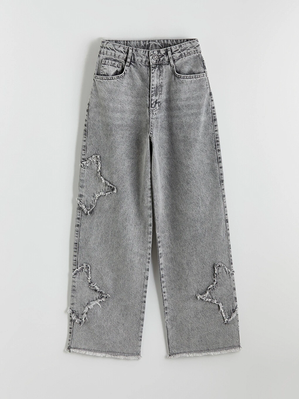 LCW Kids Baggy Fit Vezeni Dečije Farmerke Za Devojčice