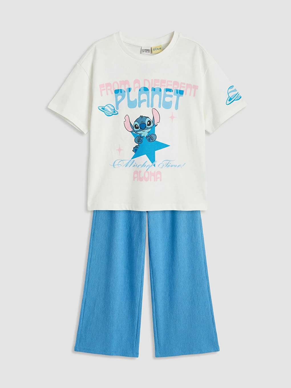 LCW Kids Štampani Komplet Za Devojčice Stitch