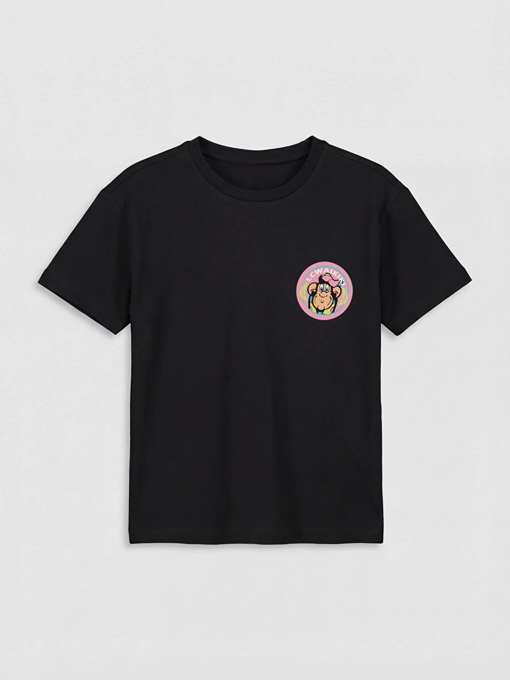 LC WAIKIKI Nostalgic Monkey Štampana Majica Za Devojčice