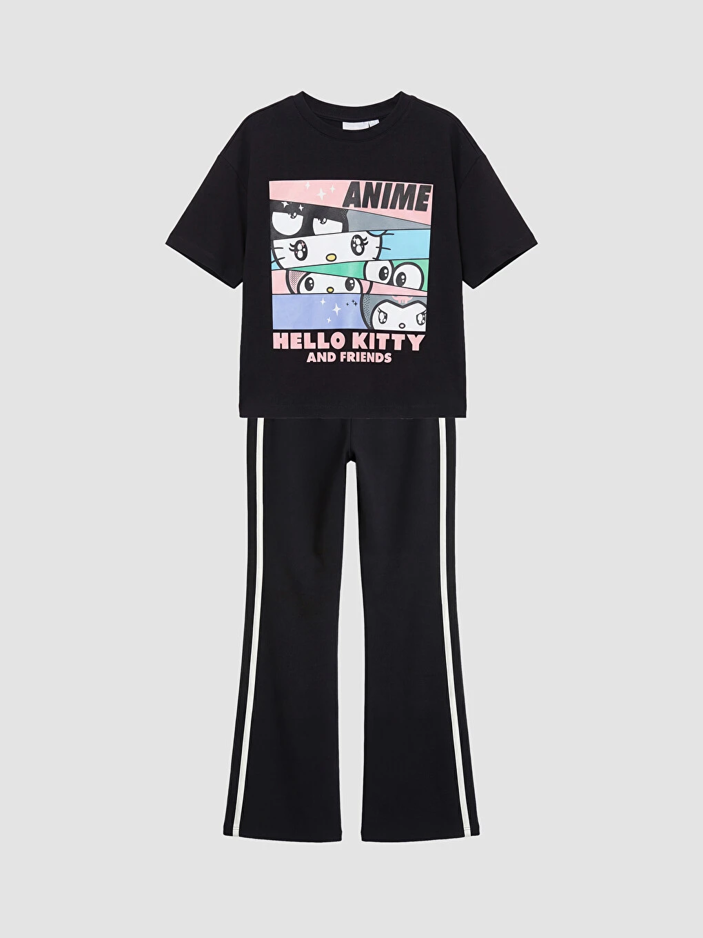 LCW Kids Hello Kitty Štampani Mekani Set Za Devojčice