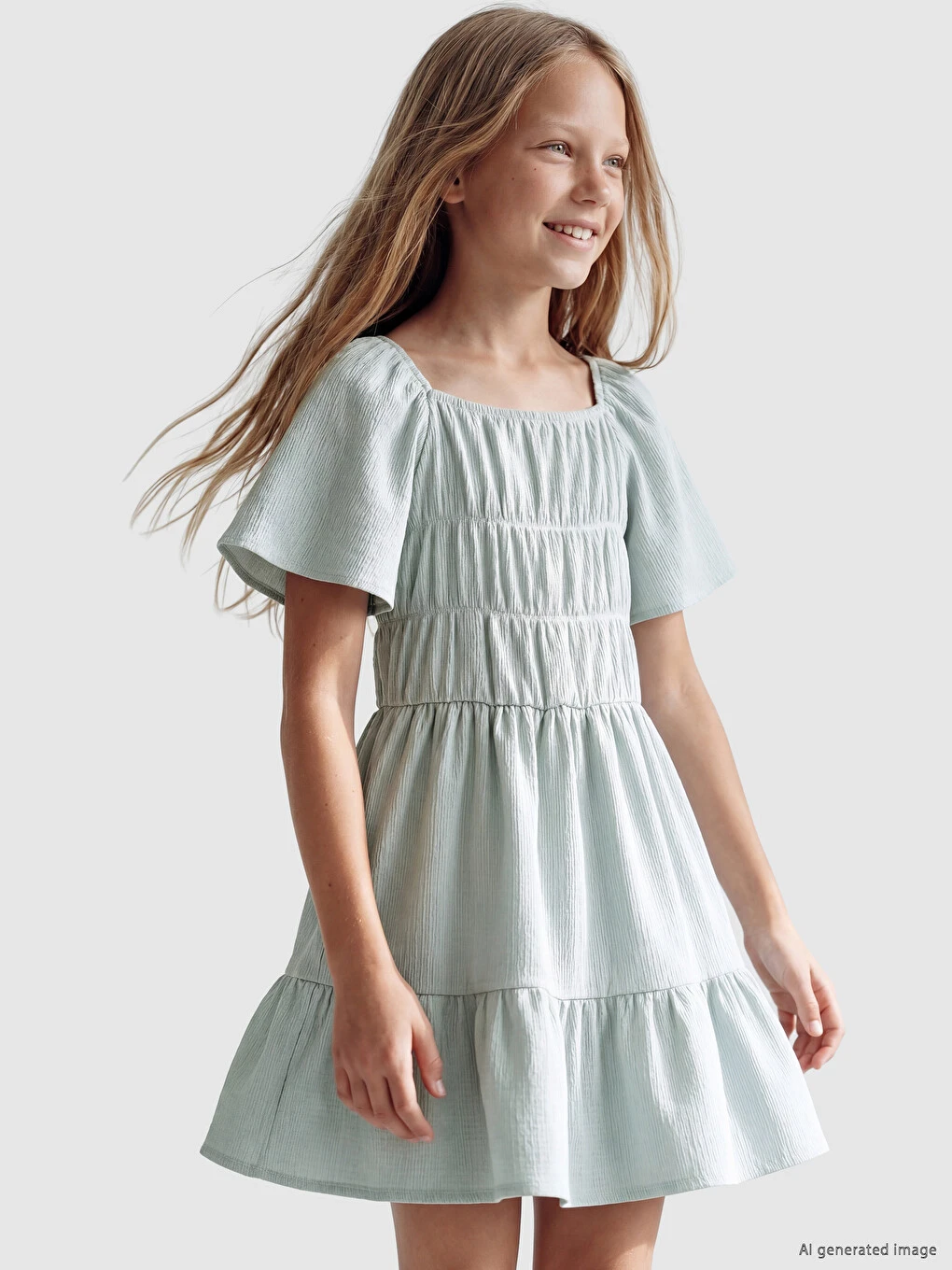 LCW Kids Slojevita Haljina Za Devojčice Sa Naborima