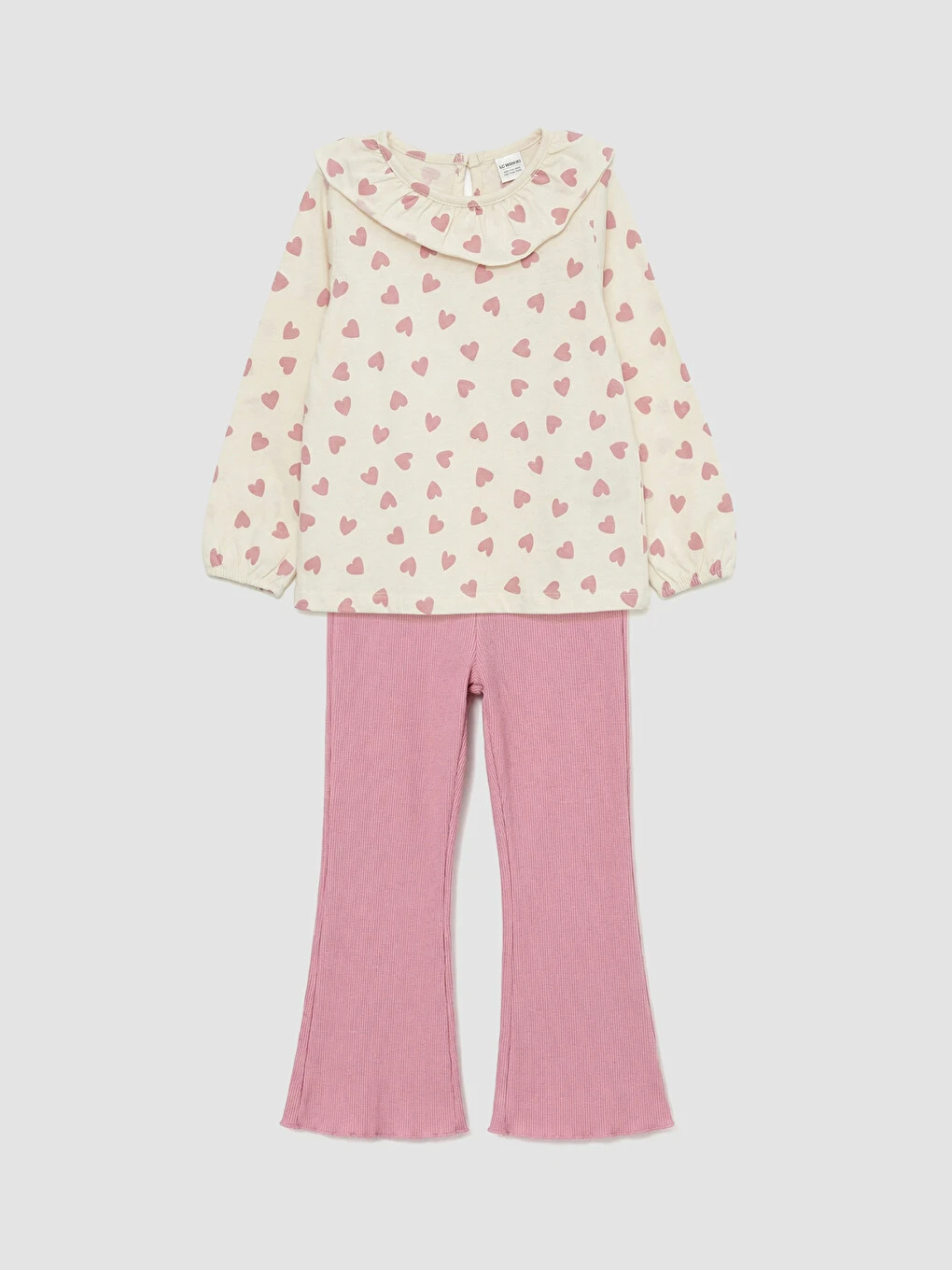 LC WAIKIKI Bluza Sa Srcima I Helanke Za Devojčice.