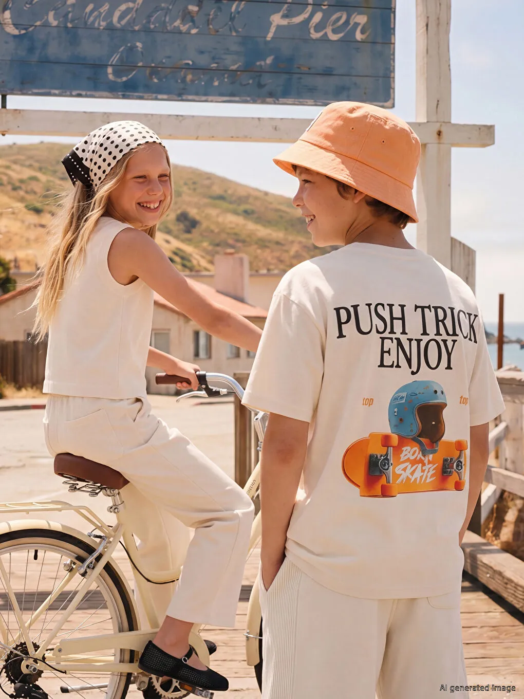 LCW Kids Pantalone I Bluza Od Mešavine Lana Za Devojčice