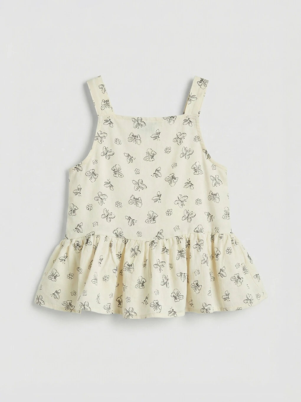 LC WAIKIKI Devojačka Cvetna Bluza Od Poplina