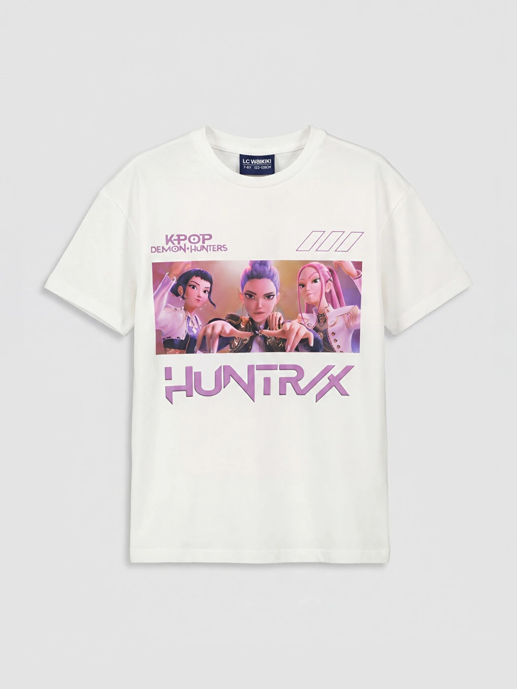 LCW Kids K-pop Demon Hunters Štampana Majica Za Devojčice