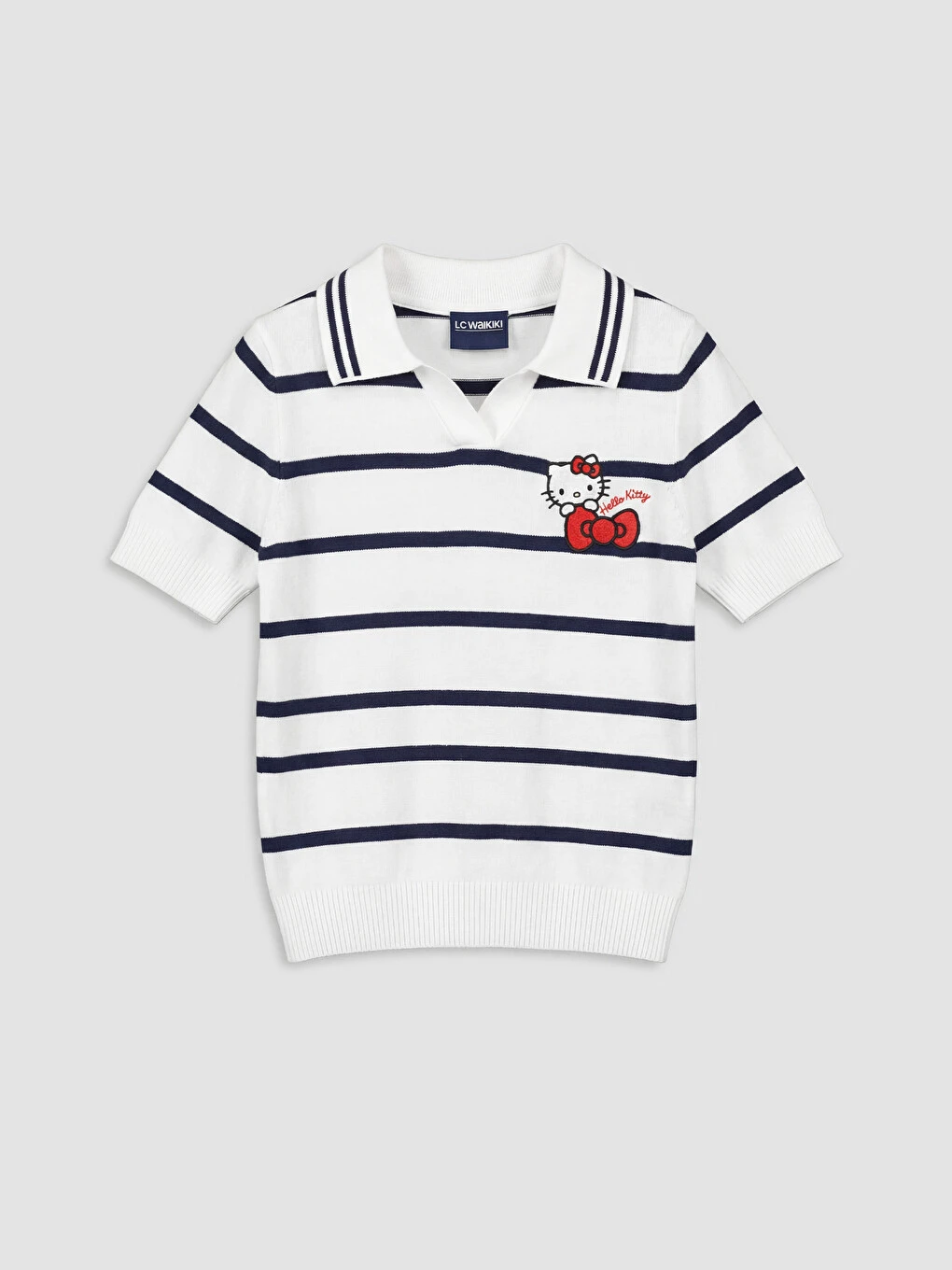 LCW Kids Hello Kitty Vezeni Džemper Od Trikotaže Za Devojčice