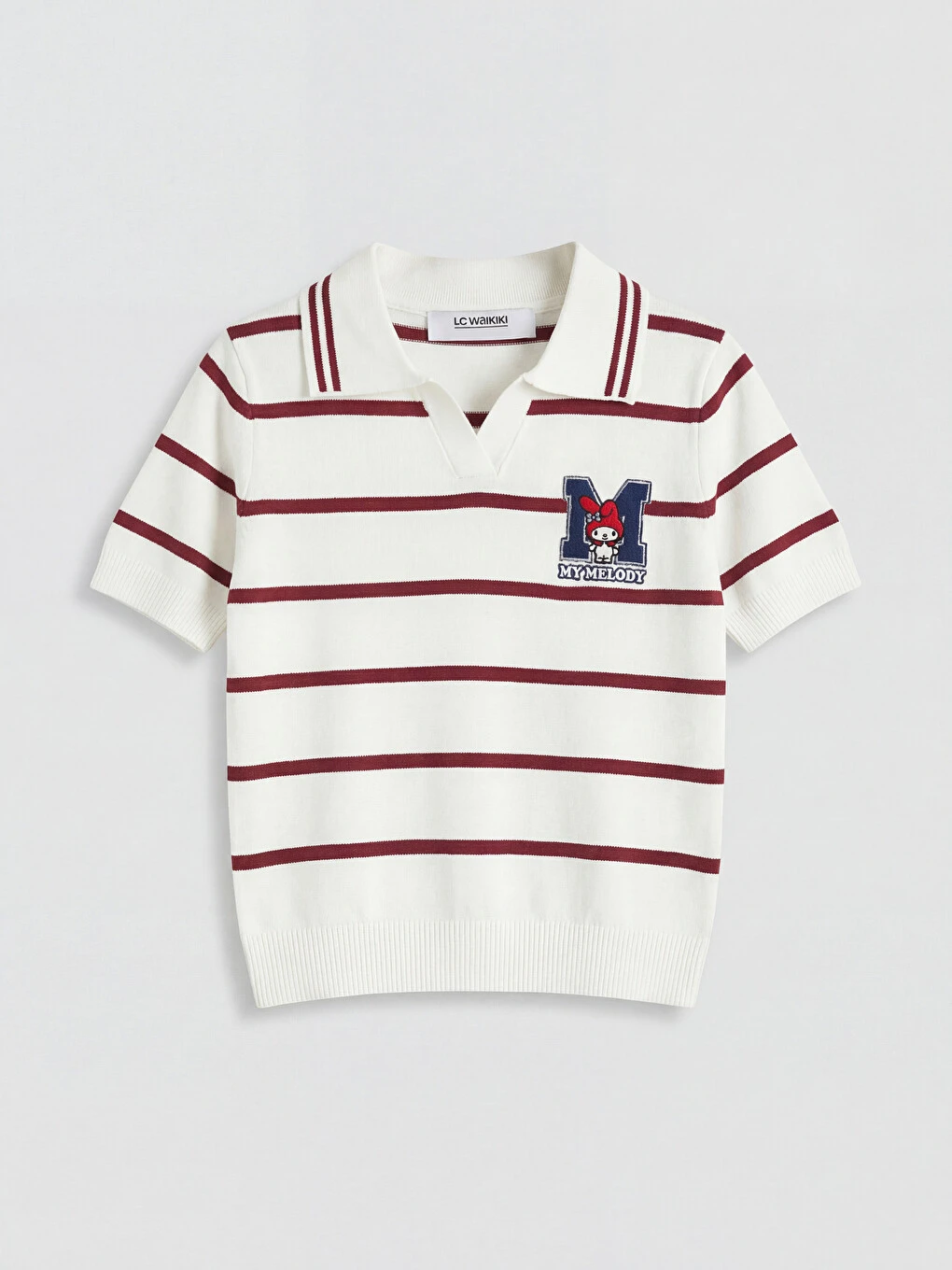 LCW Kids Polo Kragna My Melody Vezeni Džemper Od Trikotaže Za Devojčice