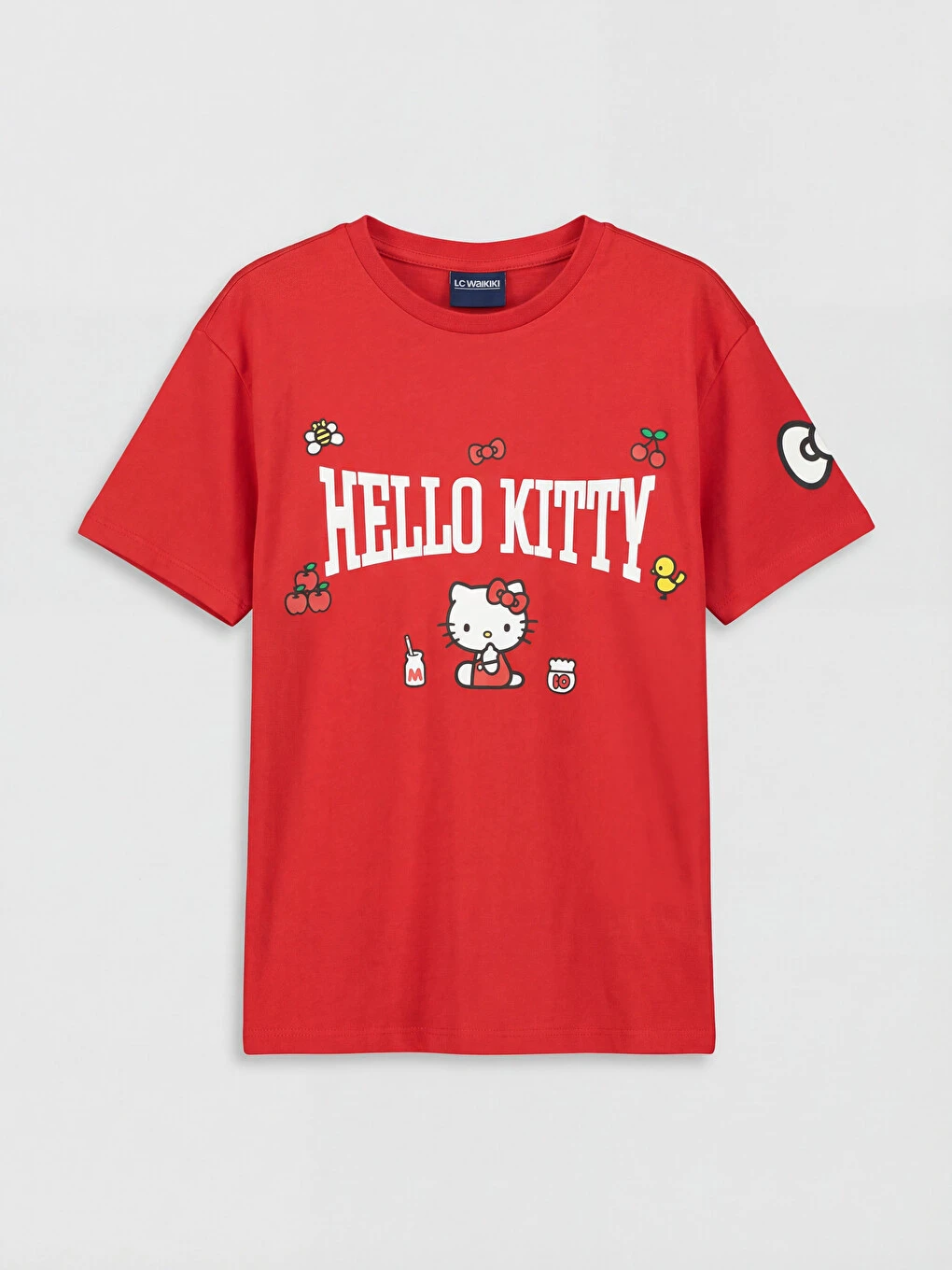 LCW Kids Dečija Majica Sa Okruglim Izrezom Hello Kitty Sa Štampom