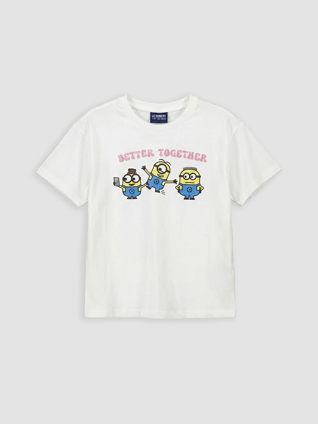 LCW Kids Minions Štampani Kratki Pidžama Komplet Za Devojčice
