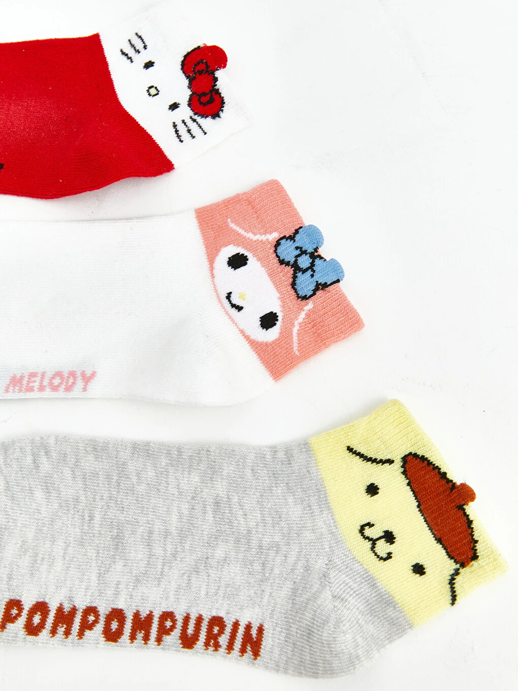 LCW Kids Hello Kitty I Prijatelji Šarene Dečije Sportske Čarape 5 Komada