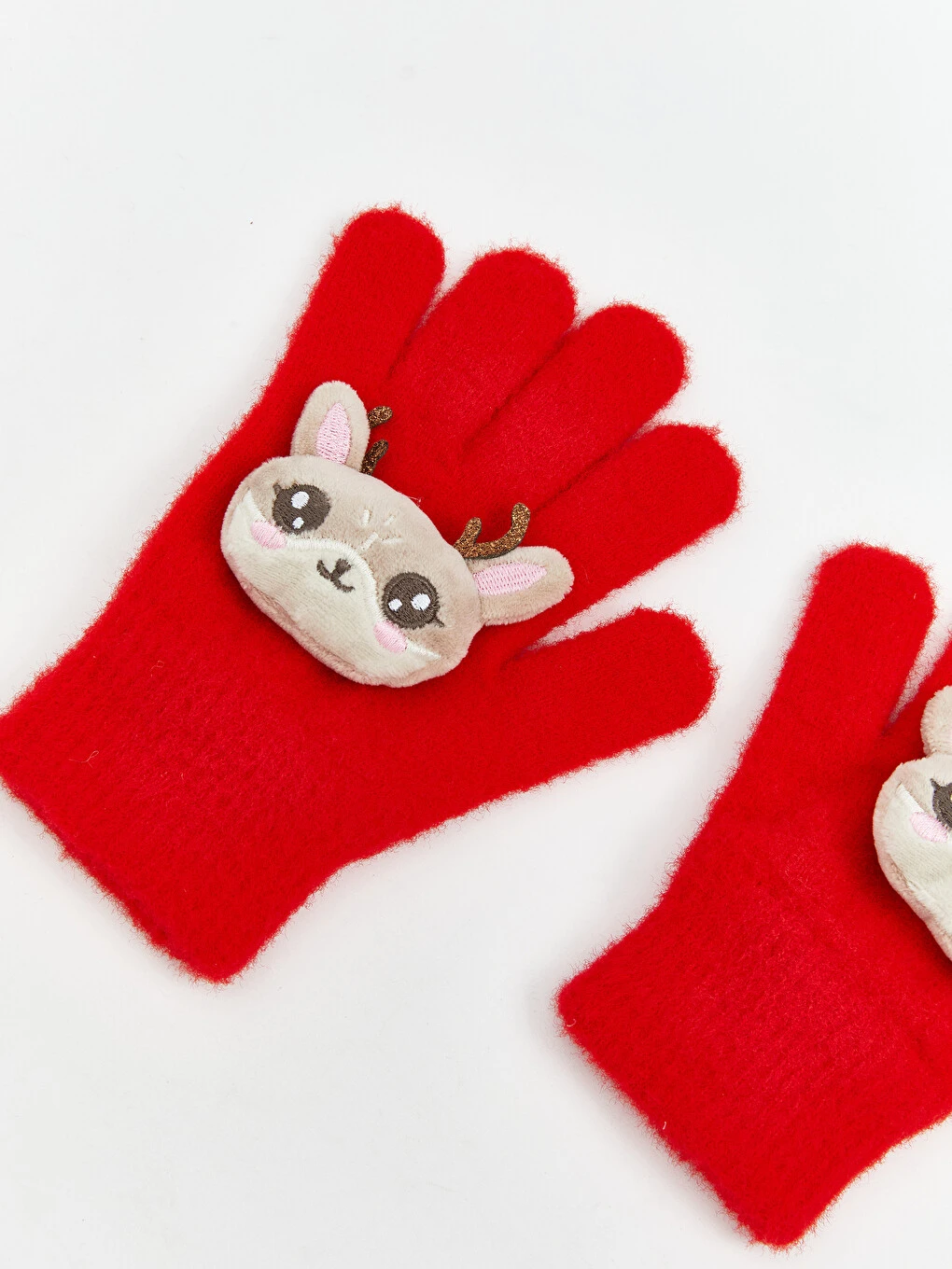LCW ACCESSORIES Rukavice Od Trikotaže Sa Životinjskim Motivima Za Devojke