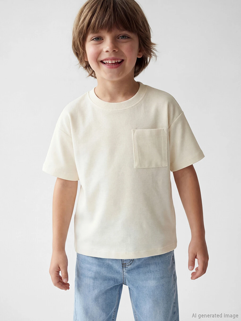 LCW Kids Majica Sa Okruglim Izrezom Za Dečake