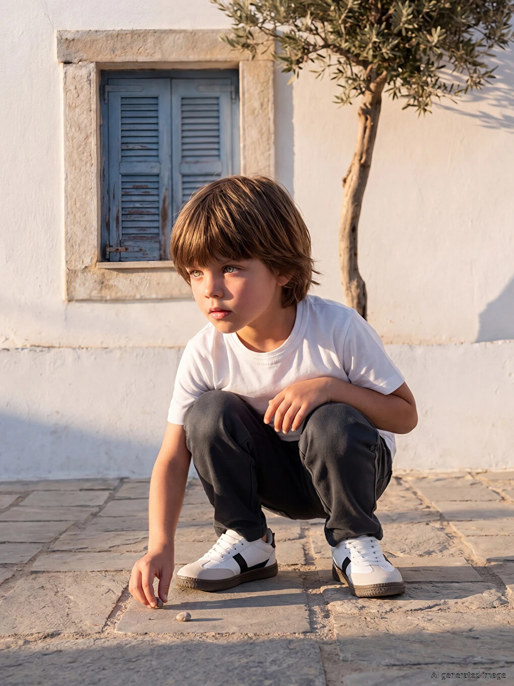 LCW Kids Dečije Cargo Pantalone Od Mešavine Lana