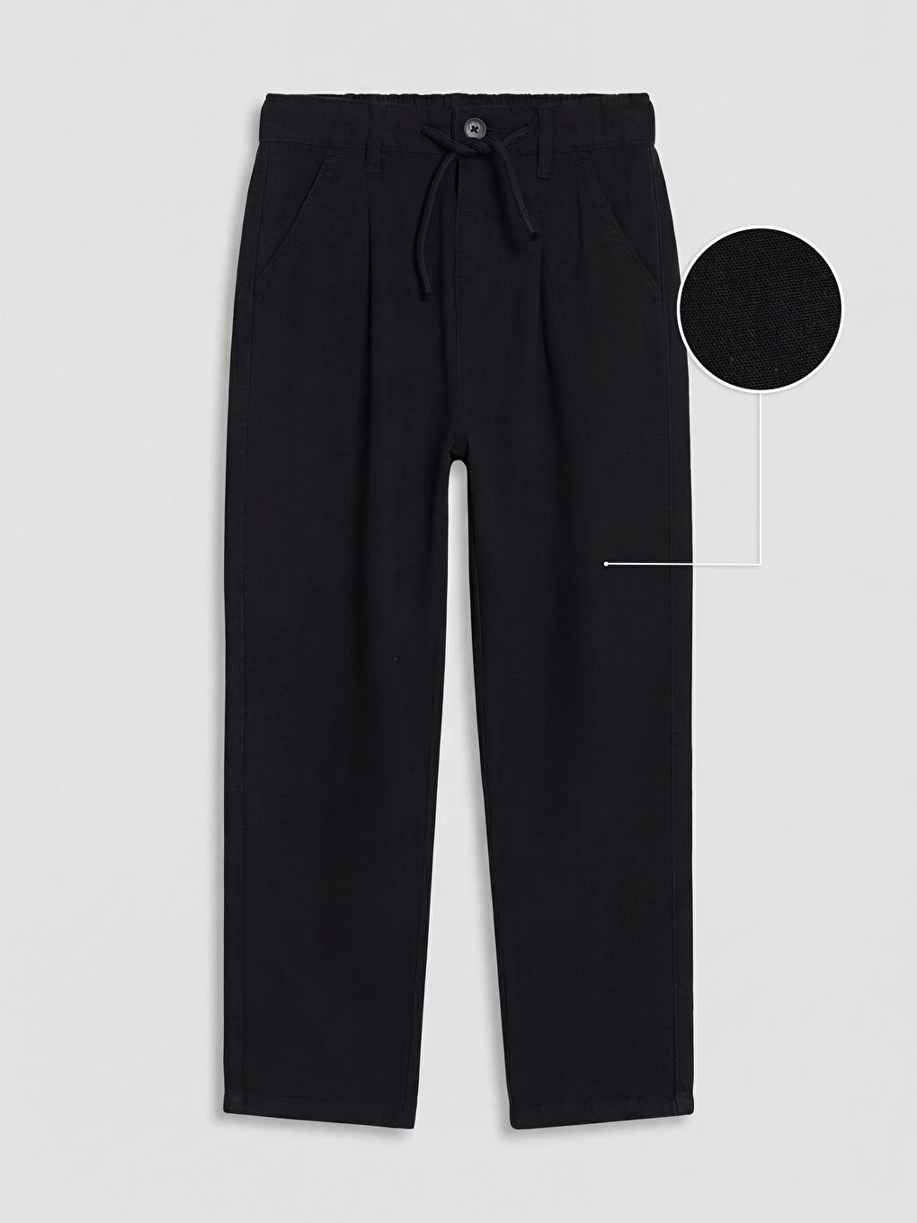 LCW Kids Široke Dečije Pantalone Od Mešavine Lana