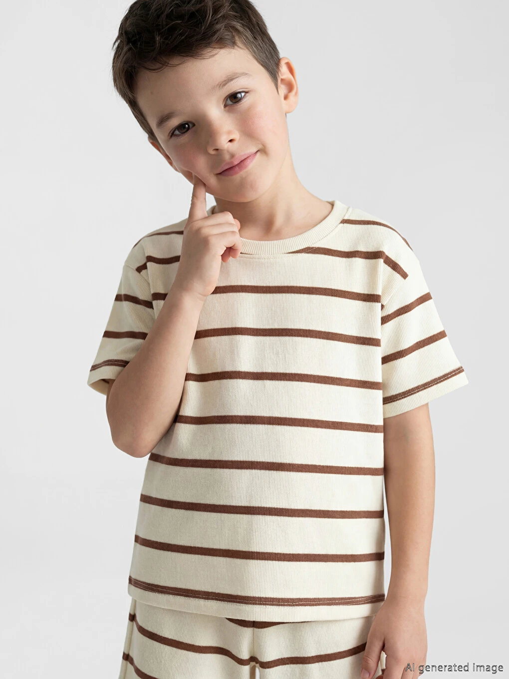 LCW Kids Prugasti Komplet Šortseva Za Dečake
